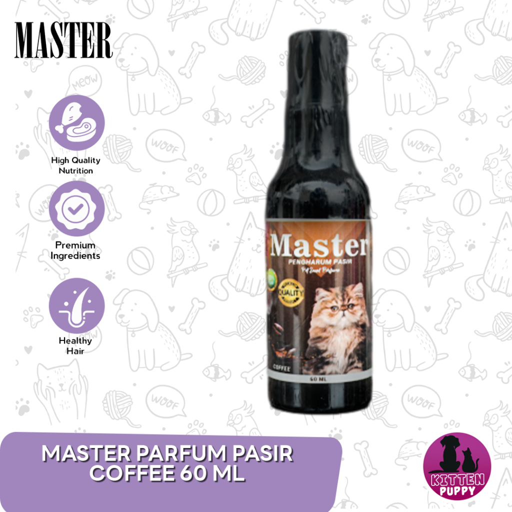Jual Parfum Pengharum Pasir Kucing Master Cat Litter Parfum 60 ML ...