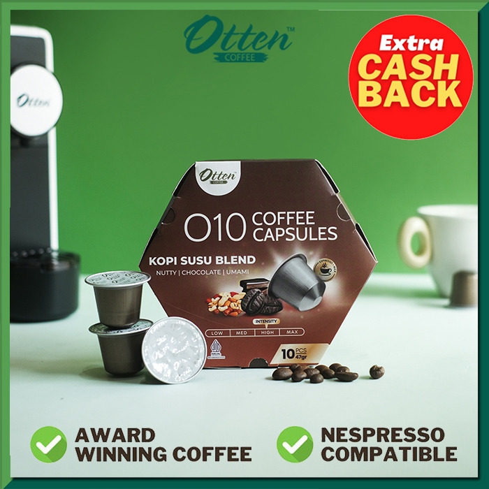 Jual Kopi Kapsul Nespresso Compatible - O10 Kopi Susu Blend Coffee ...