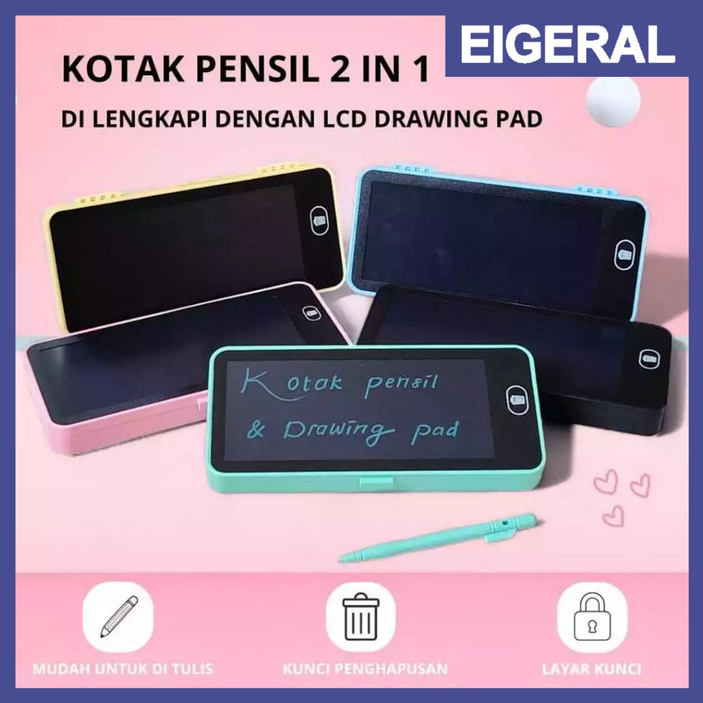 Jual Drawing Box Kotak Pensil Dan Papan Coret Kreatif Anak Dengan ...