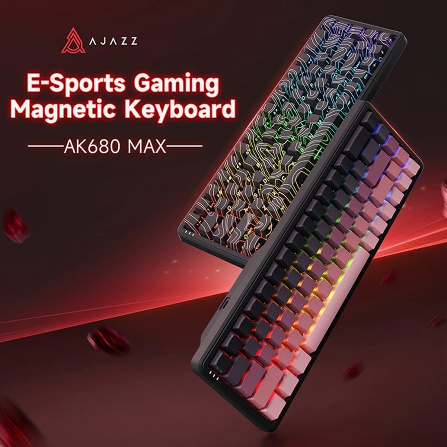 Jual Ajazz AK680 MAX HE Hall Effect Rapid Triger Magnetic Gaming ...