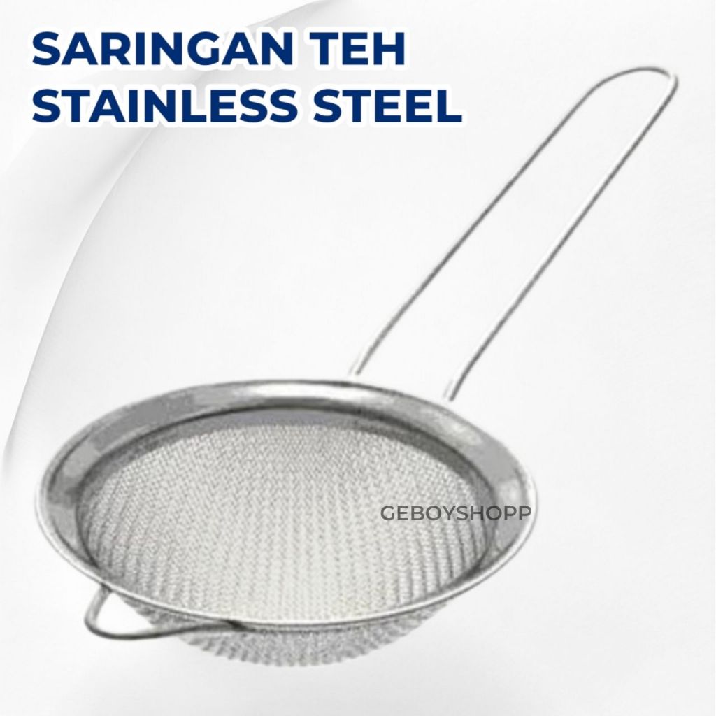 Jual [PAKET 3PCS] Saringan Teh / Saringan Tepung Stainless Steel ...