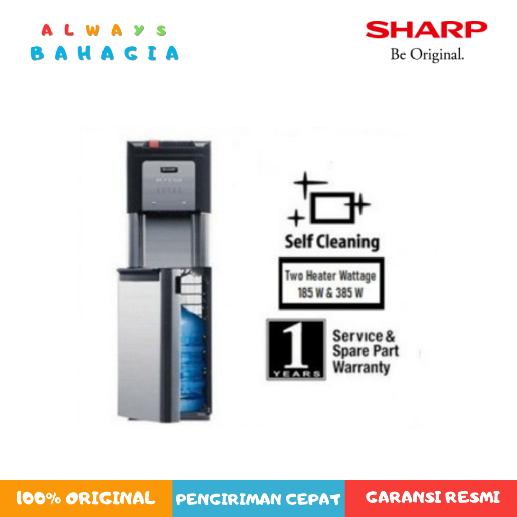 Jual Sharp SWD-73EHL-BK Water Dispenser Bottom Loading | Shopee Indonesia