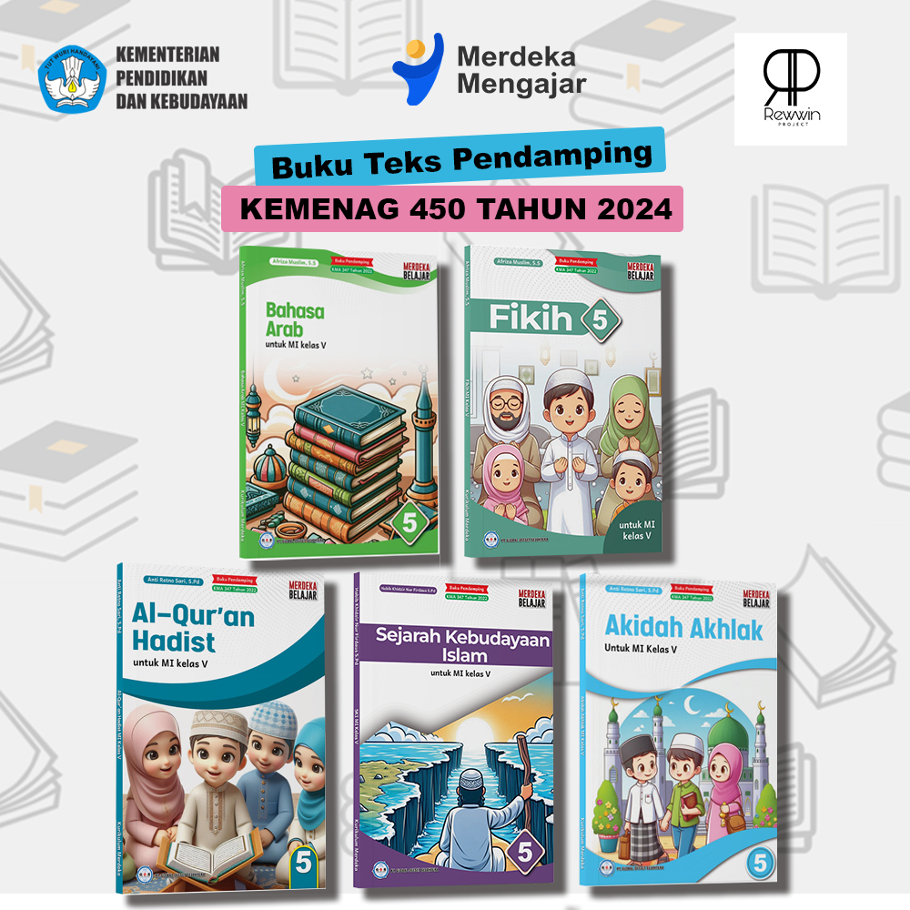 Jual Buku Pendamping SISWA KMA 450 Th. 2024 Untuk Madrasah Ibtidaiyah (MI) Kelas 5 - KURIKULUM ...