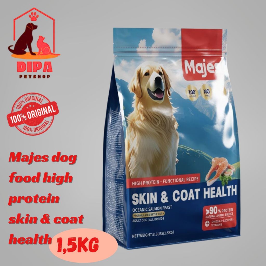 Jual Majes High Protein Skin and Coat Health Oceanic Salmon Feast Dog ...