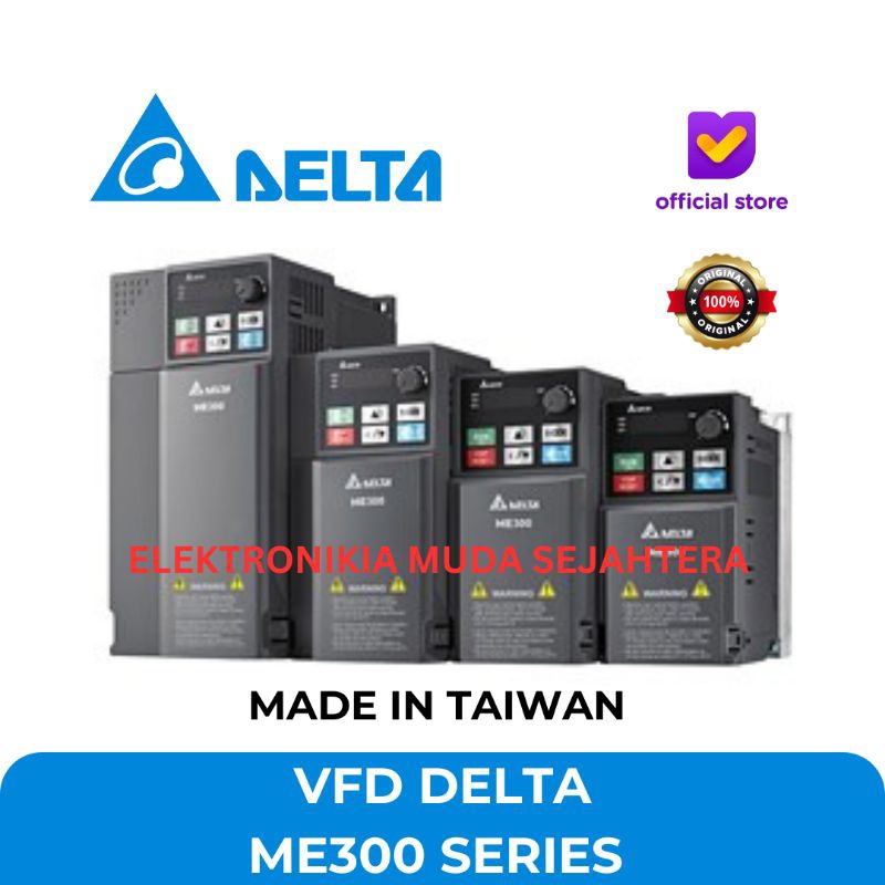 Jual Inverter Delta 1.5KW / 2HP 220V VFD / VSD Inverter DELTA ME300 SERIES MADE IN TAIWAN ...
