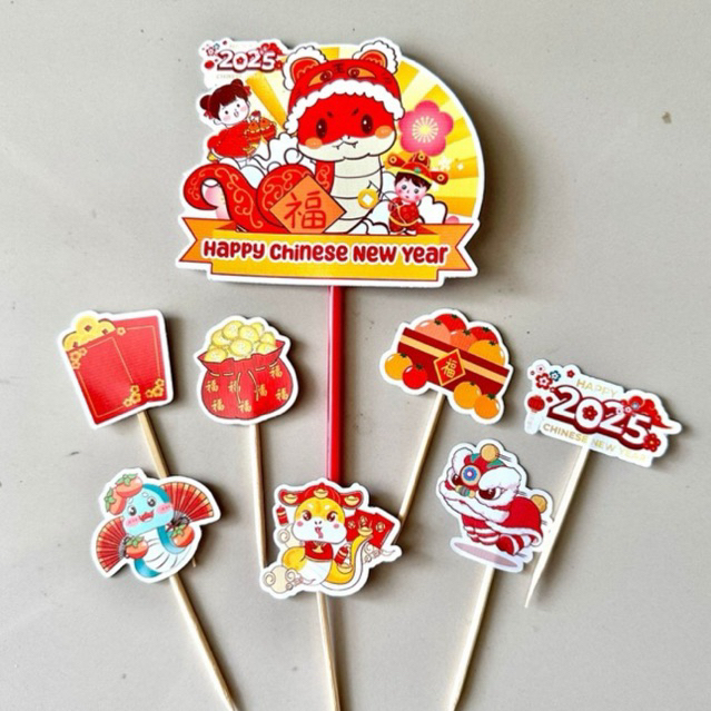 Jual (LA-001) CAKE TOPPER IMLEK / HIASAN KUE IMLEK / TOPPER KUE IMLEK ...