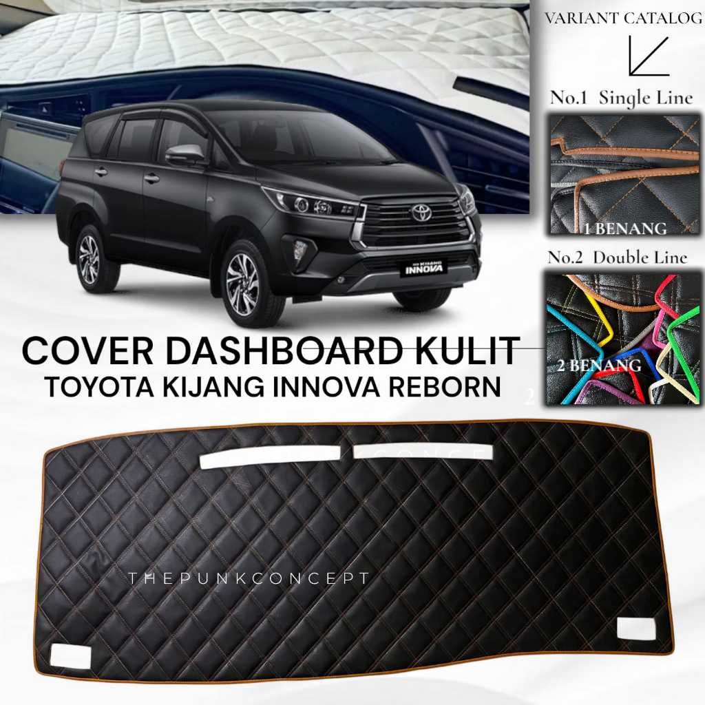 Jual Cover Dashboard Kulit INNOVA REBORN Toyota Kijang Aksesoris ...