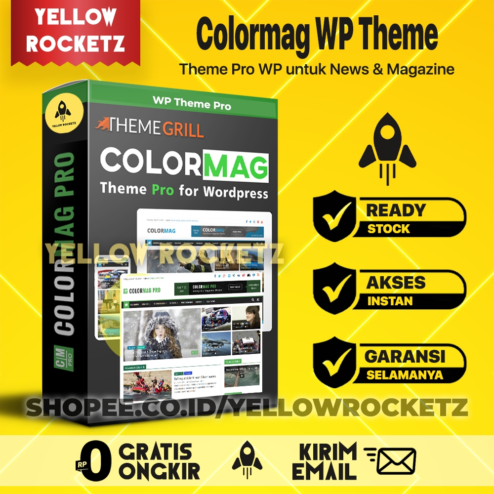 Jual COLORMAG PRO WordPress Theme Lifetime Unlimited | Shopee Indonesia