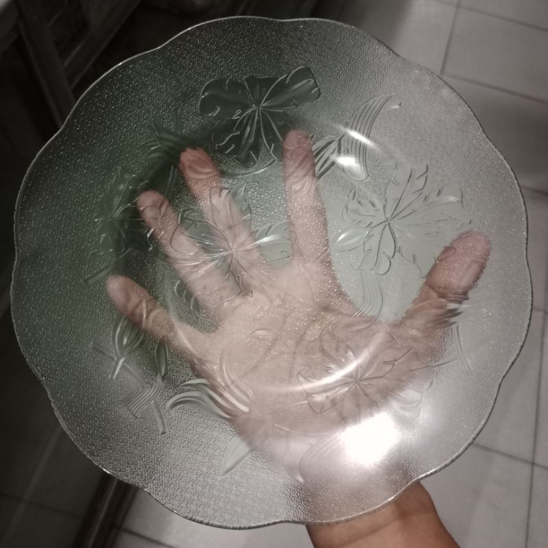 Jual Piring Kaca Murah Harga Satuan/ Piring Beling/ Piring Makan ...