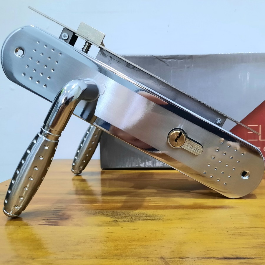 Jual KUNCI PINTU BESAR ELIXIR HANDLE PINTU ELIXIR GAGANG PINTU ENGKOL ...