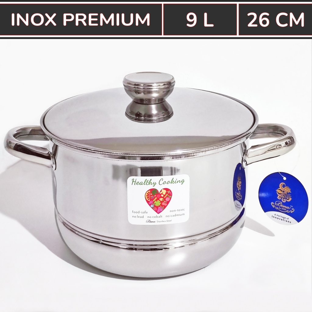 Jual BIMA Prima Panci Kukus Serbaguna 26 CM Langseng 9L Steamer ...