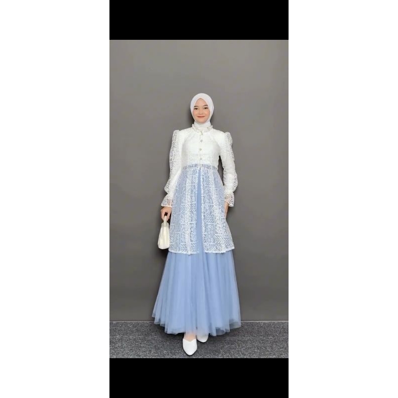 Jual Anaya Outer Dress by Prameswari-Brokat Outer-Rompi Brokat-Outer ...