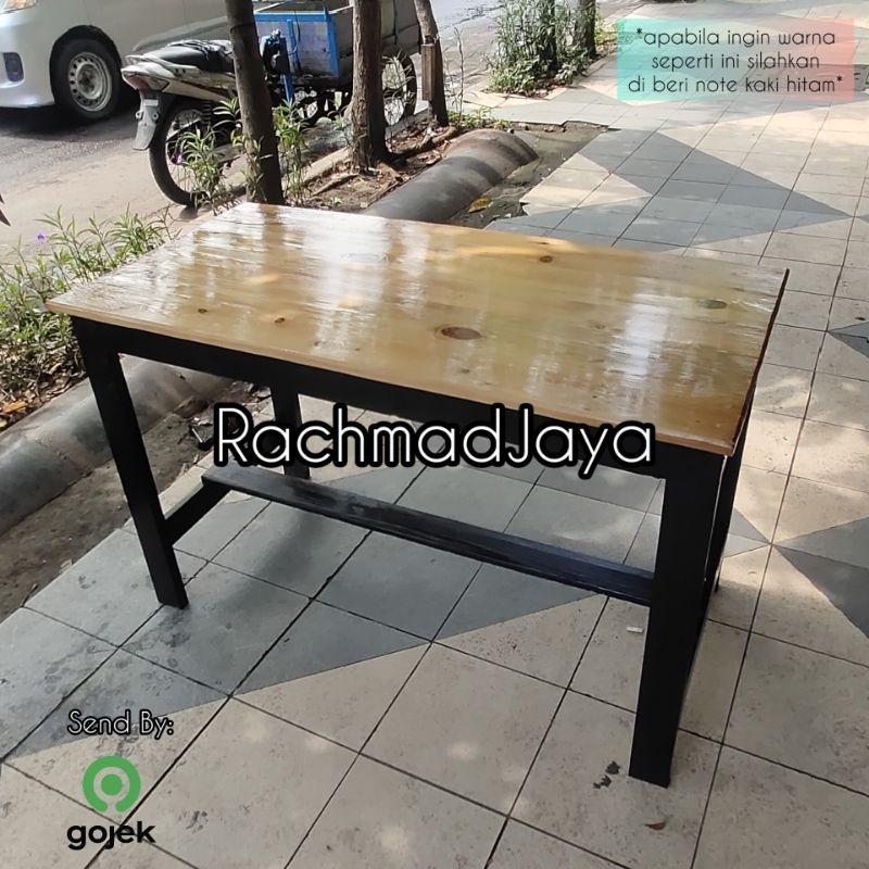 Jual JTR Meja Minimalis Full Kayu Jati Belanda | Shopee Indonesia