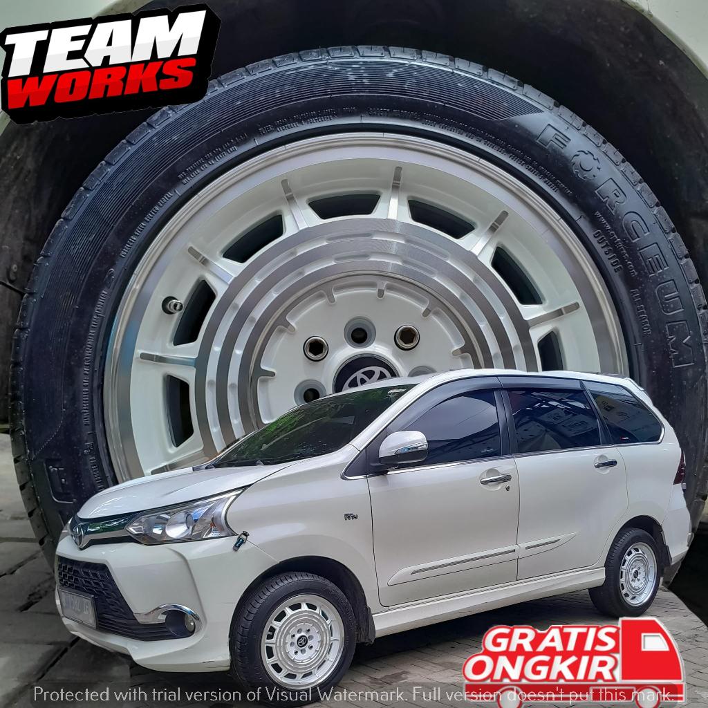 Jual VELG MOBIL RETRO LOOK RING 16 HSR RTR WHITE LEBAR 7 ET40 FELK R16 ...