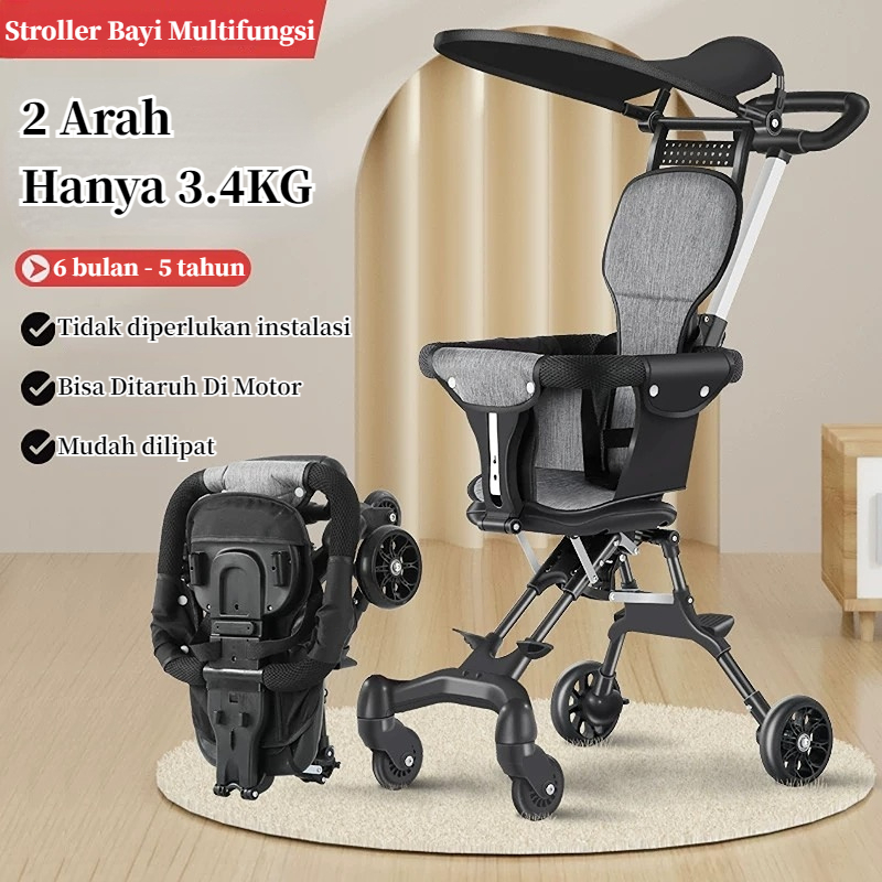 Jual BabyHome Stroller Bayi Multifungsi / Kereta Dorong Bayi Lipat ...