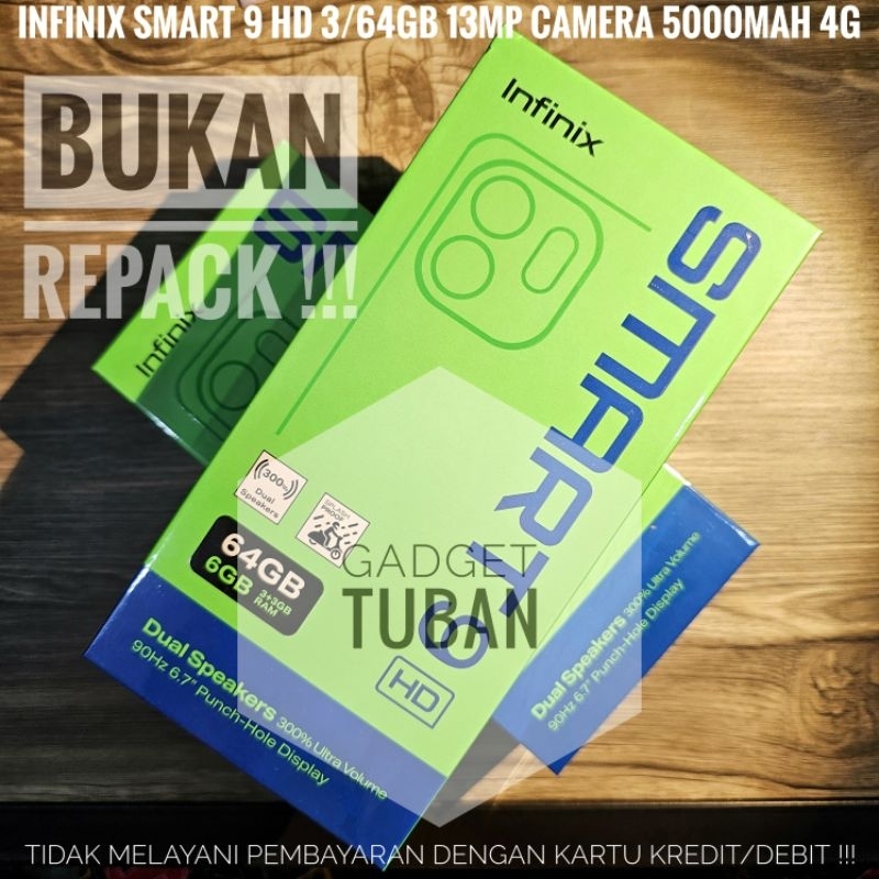 Jual Infinix Smart 9 HD 3/64 GB 13MP Camera 5000mAh 4G | Shopee Indonesia