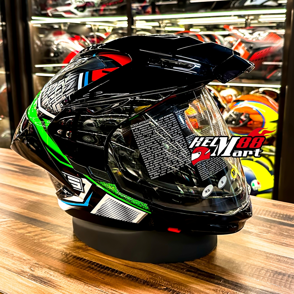 Jual PAKET HELM MODULAR Zeus 613C AJ11 Modular ZS613C ZS-613 613 ...