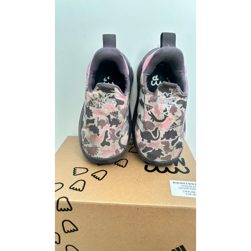 Jual ADIDAS MONOFIT TR I pink purple dino UK 6, F 23 (Preloved ...