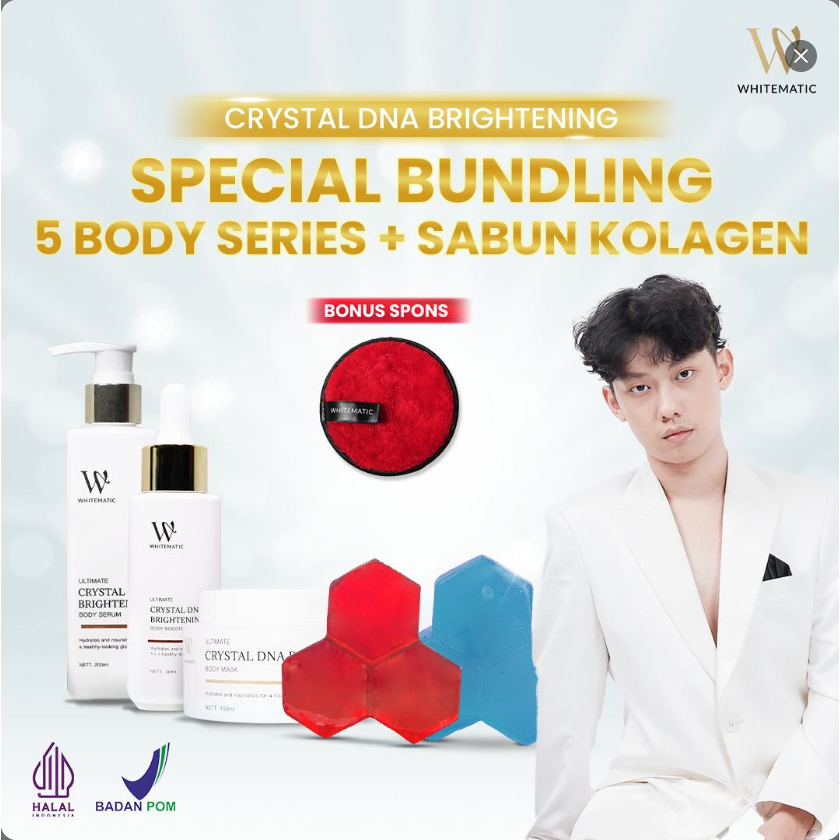 Jual [PROMO 5 BODY SERIES + SABUN MERAH + SABUN BIRU + SPONGE | Shopee ...