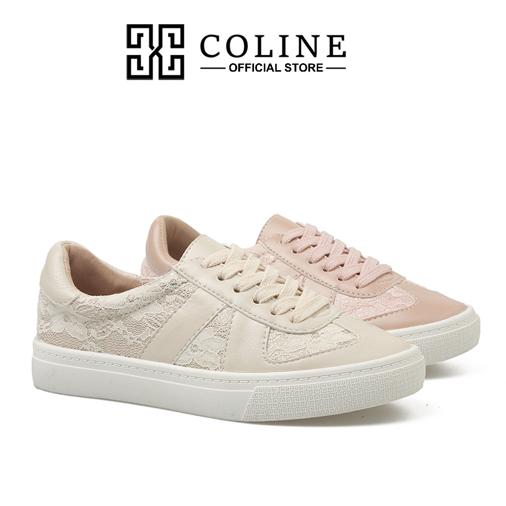 Jual COLINE CLN-2973 Sepatu Sneakers Wanita Low Top #C1258 | Shopee ...