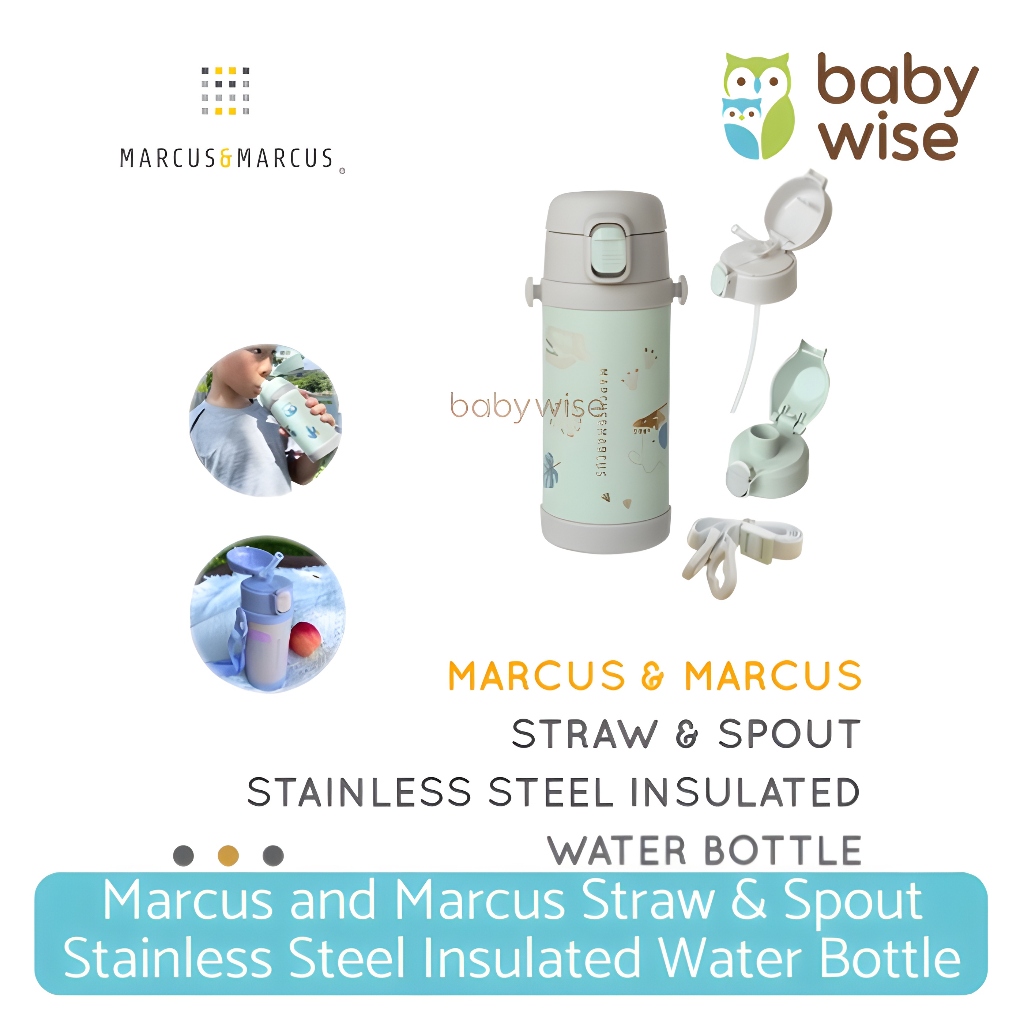 Jual Marcus and Marcus Straw & Spout Stainless Steel Insulated Water ...