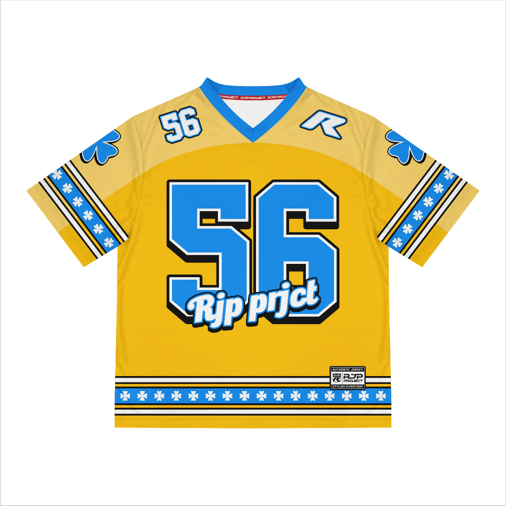 Jual RJP Jersey Streatwear Series Number 56 Warna Kuning Bahan Dryfit ...