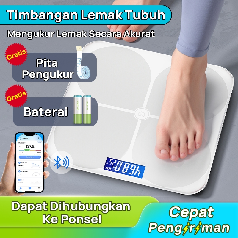 Jual NEW Smart Scale Digital - Timbangan Badan BMI & Pengukur Lemak ...