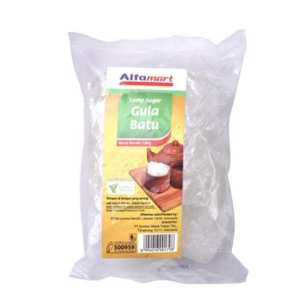 Jual Alfamart Gula Batu 250 Gram | Shopee Indonesia