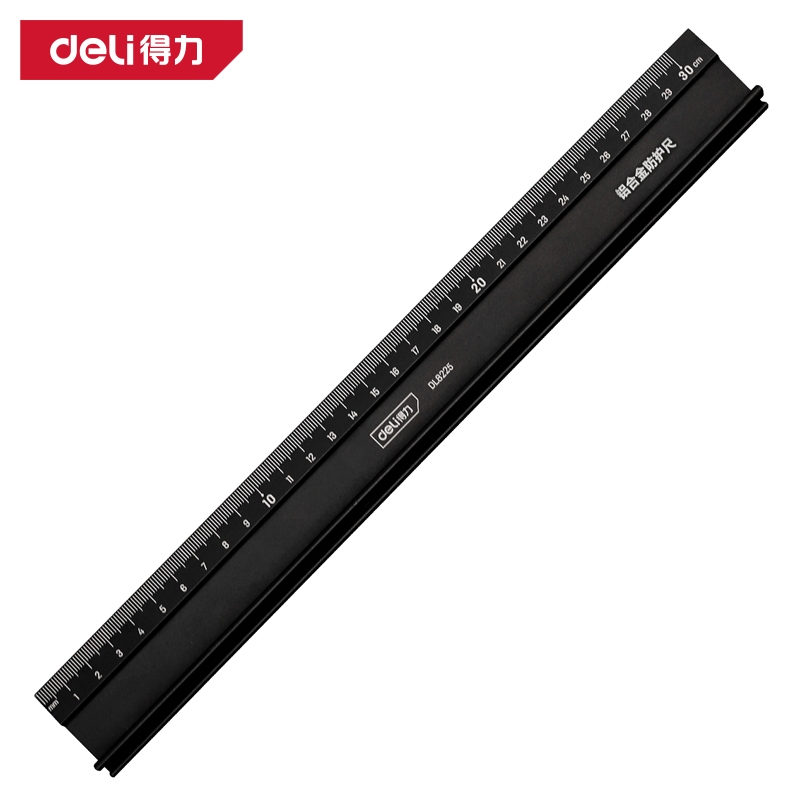 Jual Deli Tools / Deli Penggaris Safety / Protective Ruler 450 & 500mm ...
