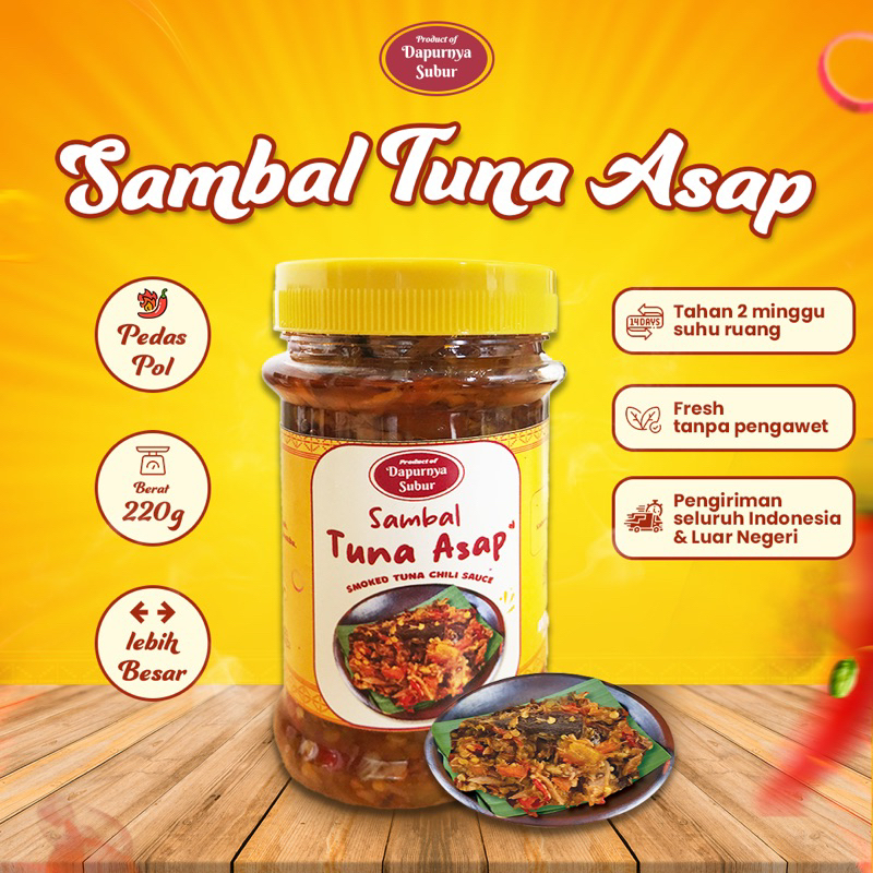 Jual Sambal Tuna Asap 200gr Dapurnya Subur | Shopee Indonesia
