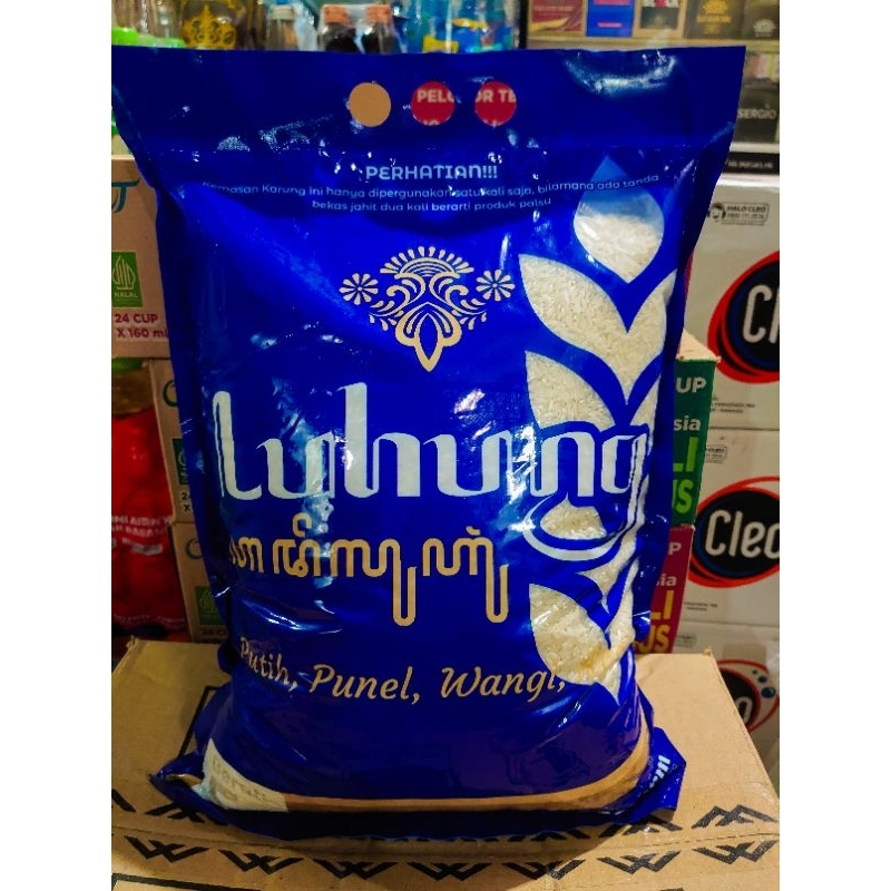 Jual Beras Luhung 5 Kg Putih Pulen | Shopee Indonesia