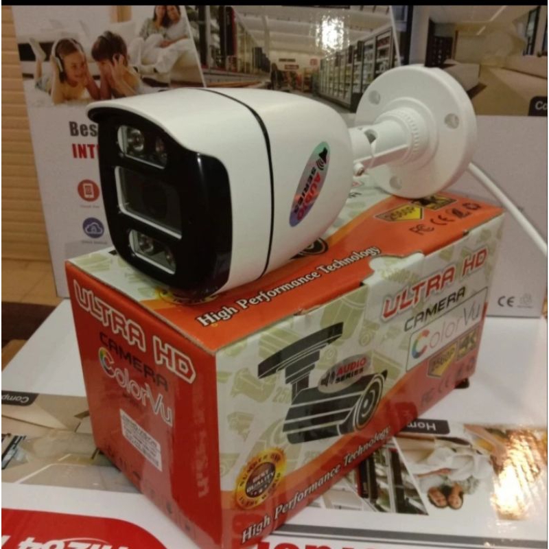 Jual KAMERA CCTV INDOOR/OUTDOOR COLORVU.AUDIO 4K 8MP.ULTRA HDD 2560P ...