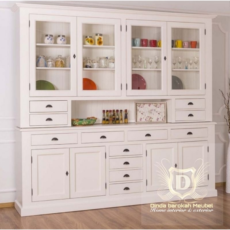 Jual LEMARI DAPUR CUSTOM MODERN, KITCHEN DRESSER, RAK DAPUR MINIMALIS ...