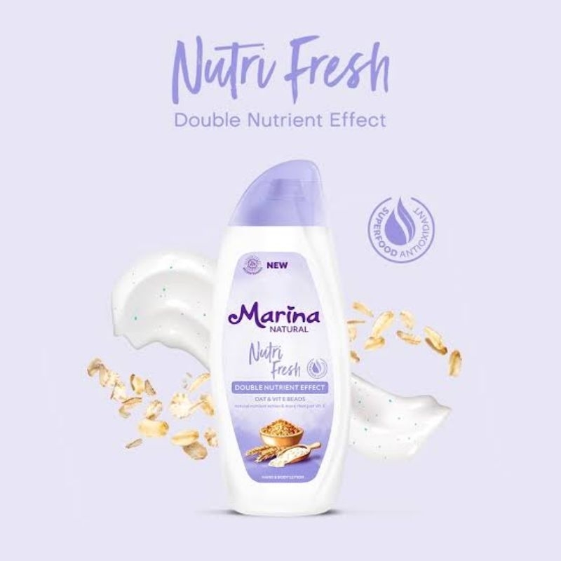 Jual Marina Hand Body Natural Nutri Serum 95ml x 4pcs | Shopee Indonesia