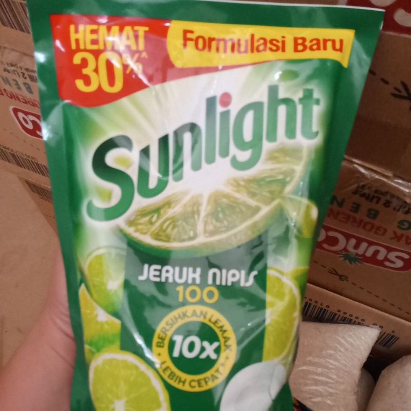 Jual Sunlight pencuci piring jeruk nipis 650ml | Shopee Indonesia