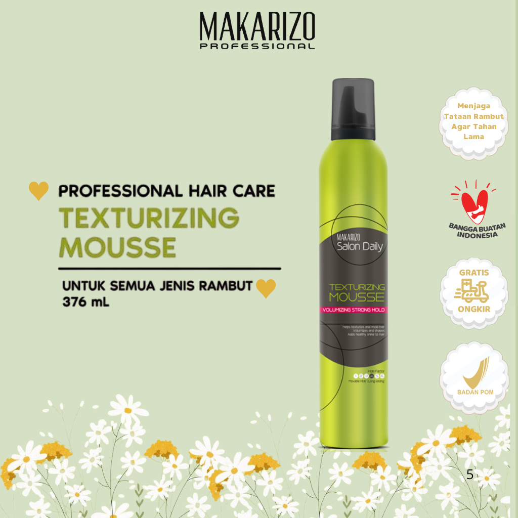 Jual MAKARIZO Professional Salon Daily Texturizing Mousse 376ml ...