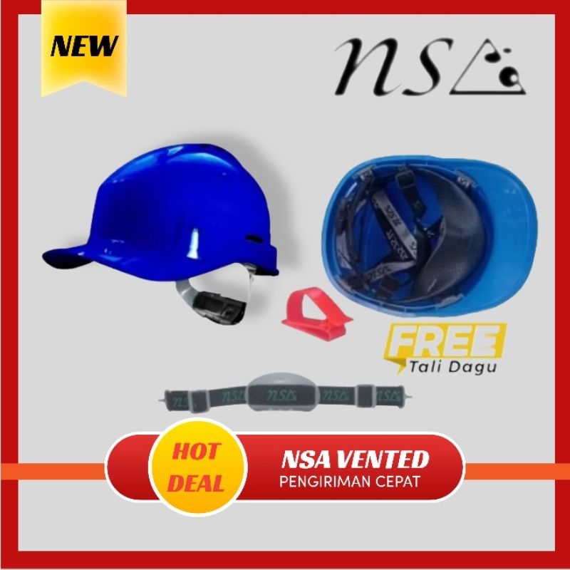Jual Helm Proyek Safety SNI NSA Vented / Helm proyek safety Topi NSA ...