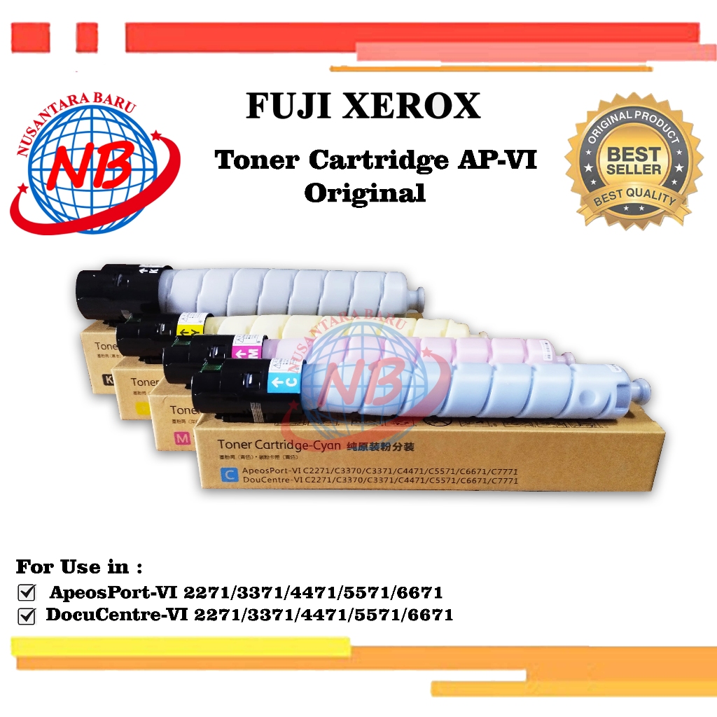 Jual Toner Cartridge Xerox AP/DC - VI C2271 / C3371 / C4471 / C5571 ...