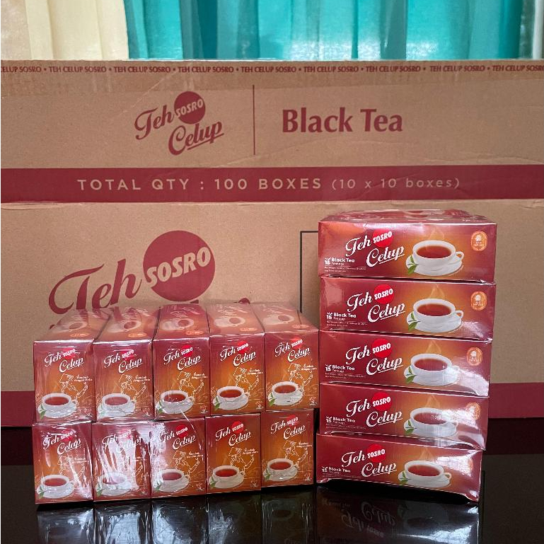 Jual TEH SOSRO ISI 15 KANTONG ISI 10 PACK | Shopee Indonesia