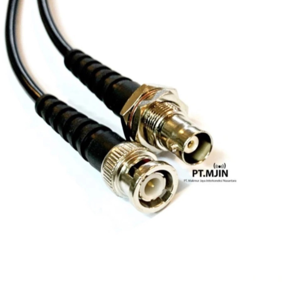 Jual Kabel Jumper Rg58 BNC Male ke BNC Female Bulkhead Panjang 15 Meter | Shopee Indonesia