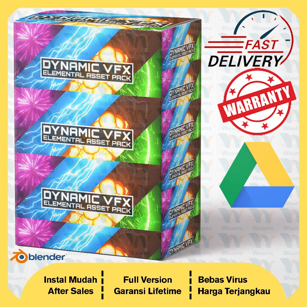 Jual Blender Dynamic VFX - Elemental Asset Pack | Shopee Indonesia