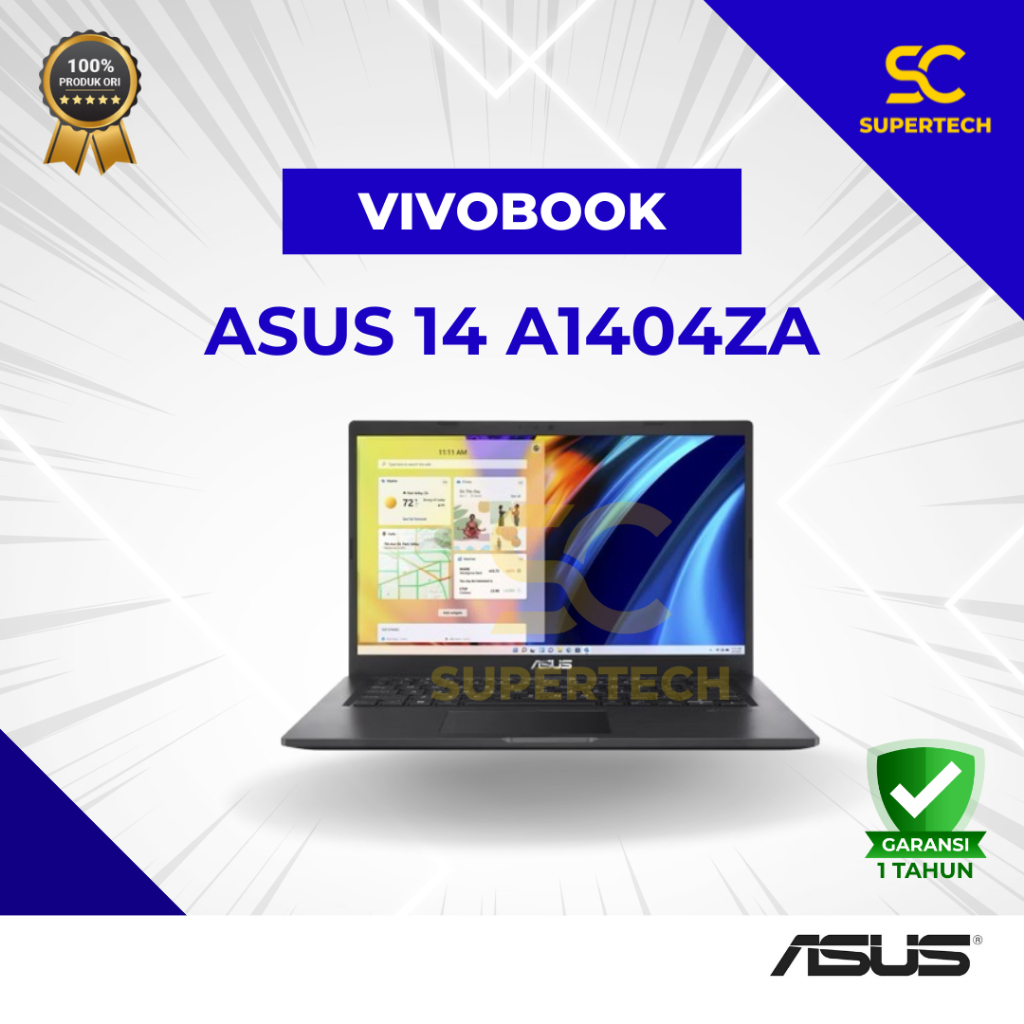 Jual ASUS Vivobook 14 A1404ZA VIPS551 Core i5 1235U 8GB 512GB W11 OHS ...