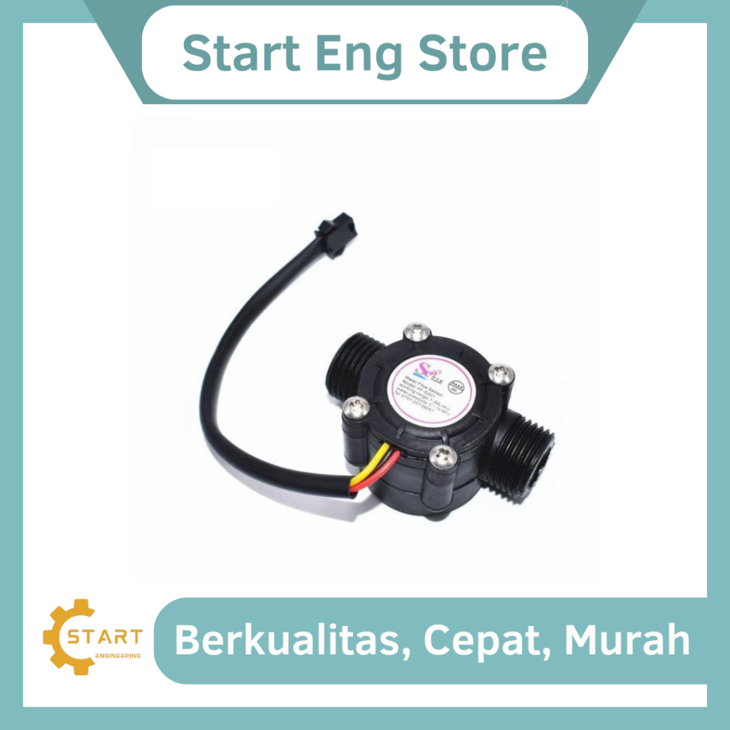 Jual YF-S201 WATER FLOW SENSOR METER 0.5 IN INCH | Shopee Indonesia