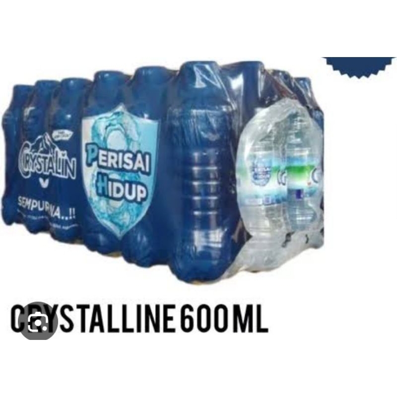Jual AIR MINERAL CRYSTALLINE 600ML (1 KARTON) | Shopee Indonesia
