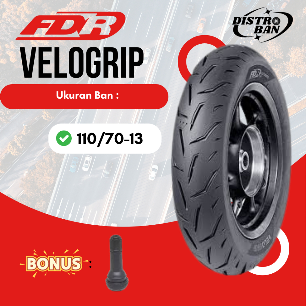 Jual Ban Nmax Depan Belakang FDR Velogrip 110/70 130/70 Ban Tubles ...