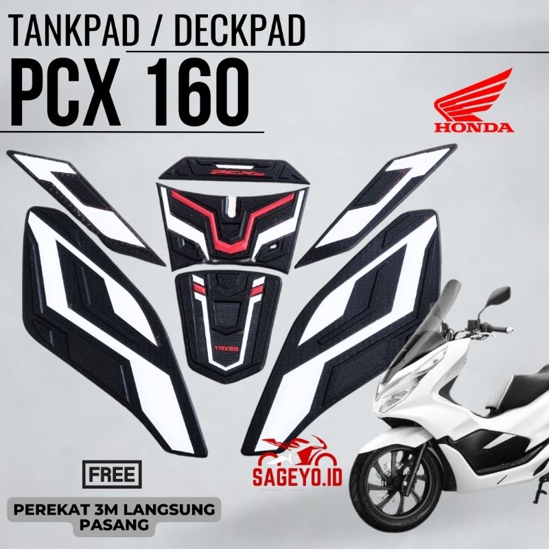 Jual Tankpad Honda PCX 160 Tahun 2022 - 2024 Asli Bahan Karet Premium ...