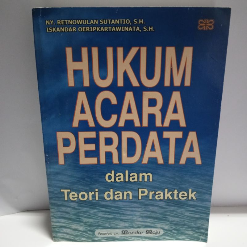 Jual Hukum Acara Perdata Dalam Teori dan Praktek 2 by Retnowulan ...