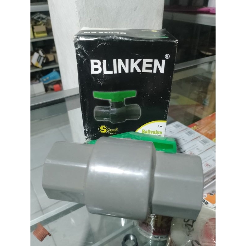 Jual Stop Kran Pipa PVC 1 Inch Merek Blinken | Shopee Indonesia
