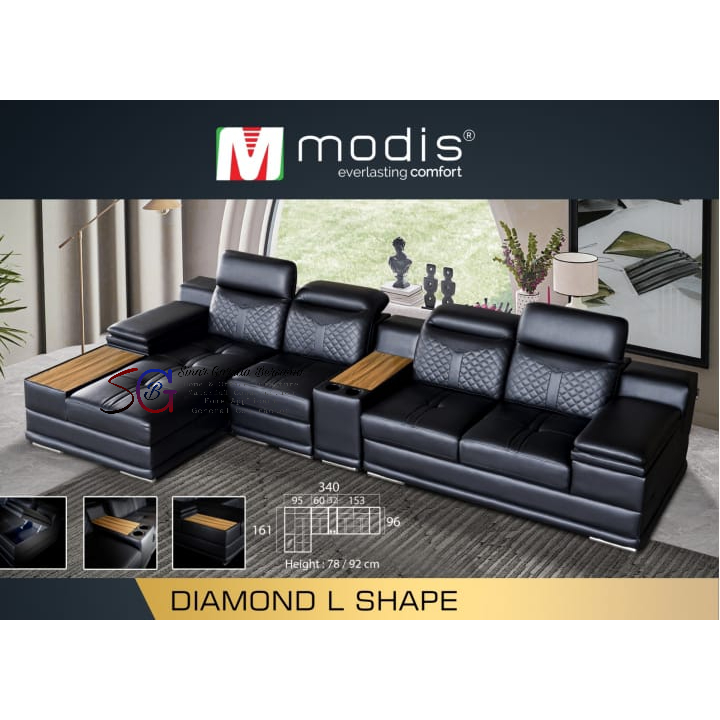 Jual MODIS SOFA PREMIUM GARANSI 5 TAHUN / SOFA LETTER L - DIAMOND L ...
