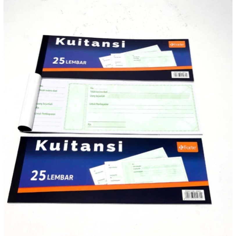 Jual BUKU KWITANSI BESAR FORTE ISI 25PLY cxx | Shopee Indonesia